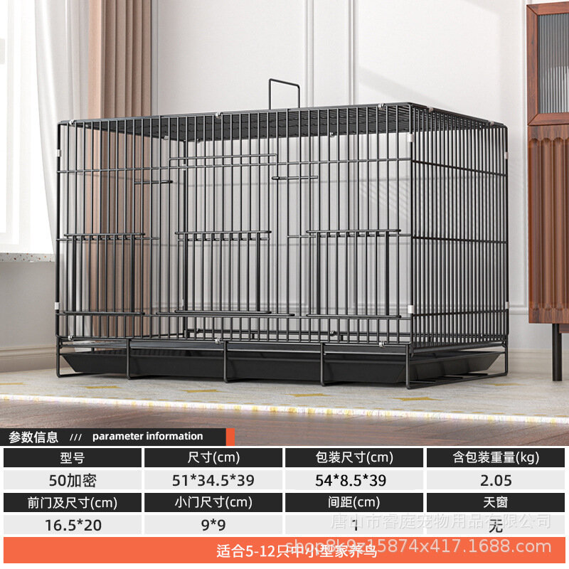 Клетка для птиц, вилла для попугаев, складная проволочная клетка для голубей, волнистых попугаев, щеглов, неразлучников, металлическая клетка для птиц