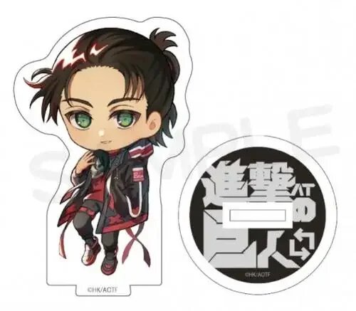 Игровой Armin Levi Mikasa Ackerman Эрена, акриловая детская мини-фигурка, модель пластины, косплей-игрушка для подарка