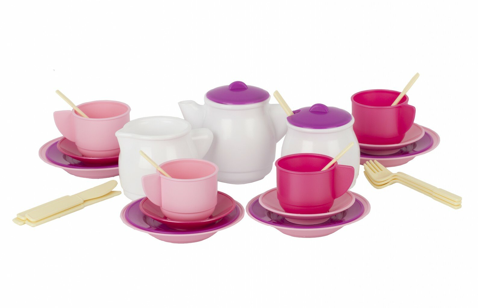 Совтехстром Кухонный набор Чайный (35 предметов) в сумке У524 с 3 лет