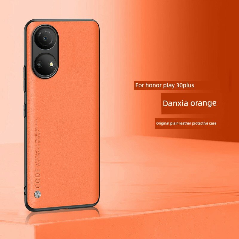 Прочные силиконовые чехлы для Honor Play 30 Plus, Коралловый оранжевый - Долговечный защитный чехол, одиночный