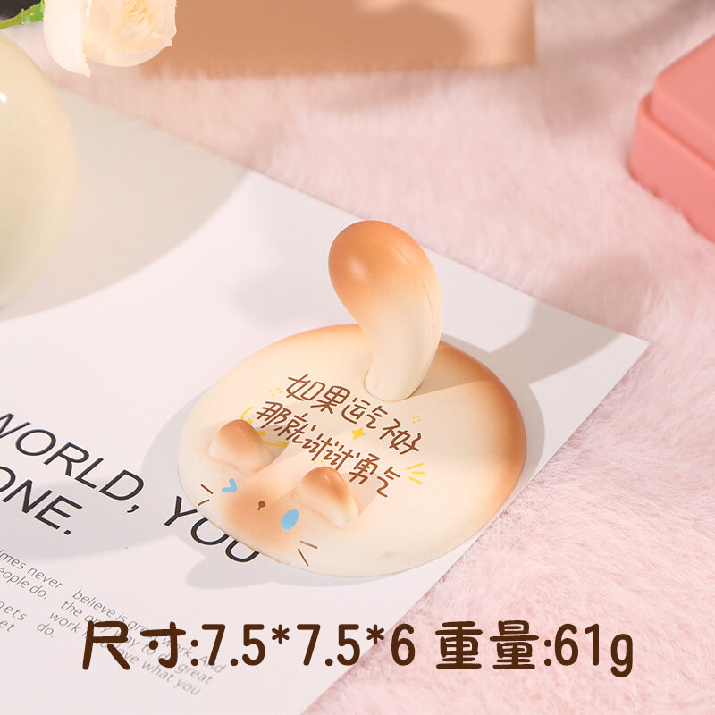 Милый креативный дизайн, подставка для телефона "Мяу-мяу", домашний ленивый незаменимый артефакт, подставка для телефона, виниловая настольная декорация