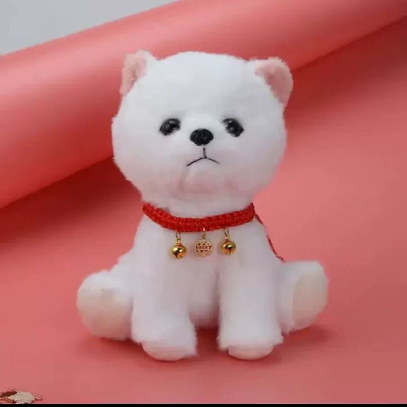 Красный шнур Удача ошейник для кошек среднего размера (5-15 фунтов) ручной работы, аксессуар