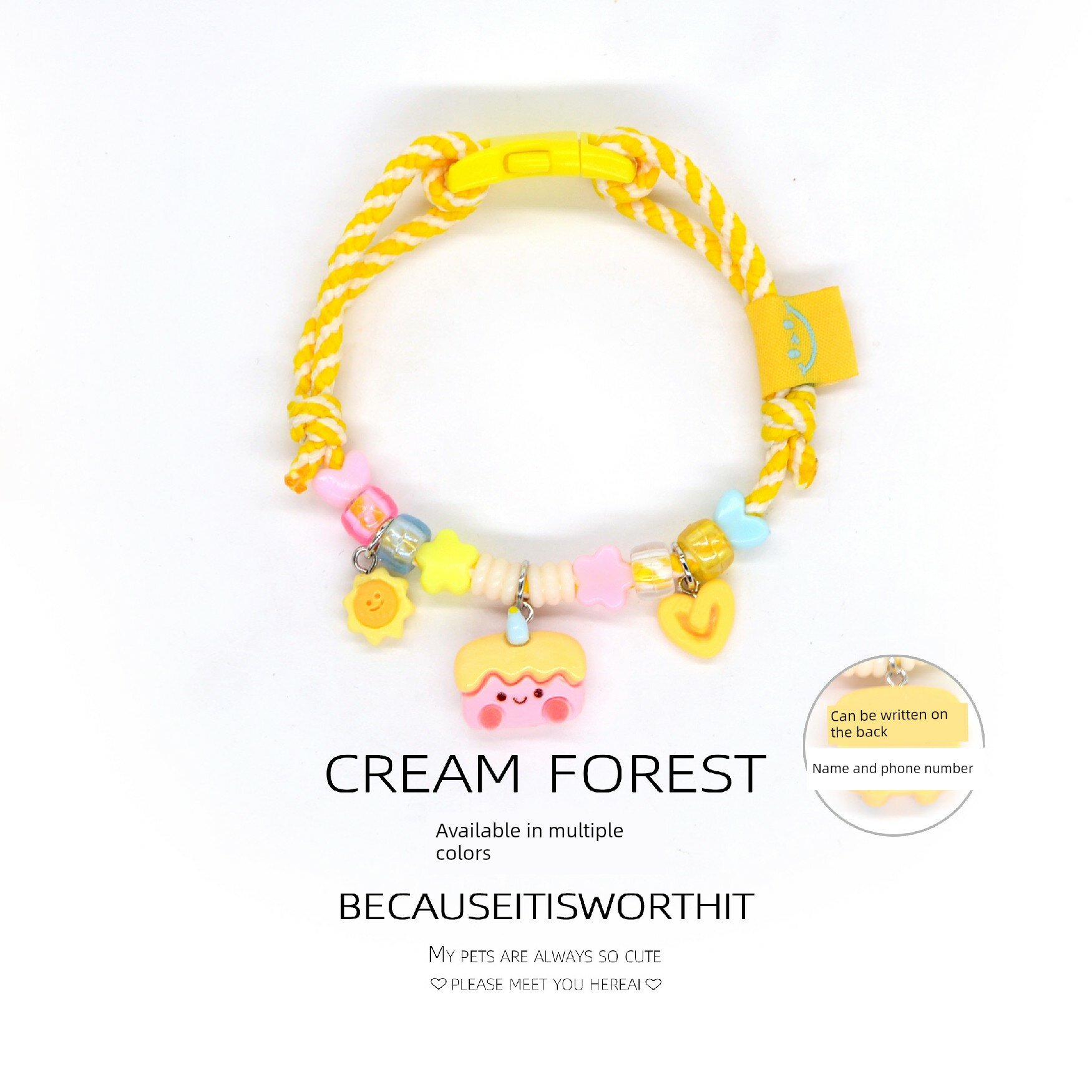 Картинка кошки и собаки ошейник регулируемый 20-30 см безопасность для маленьких собак с гравировкой