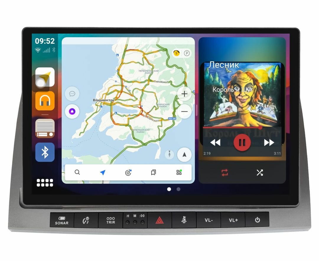 Магнитола Toyota Estima 2006 - 2016 13 дюймов, 6/128GB, 8 ядер, DSP, 4G, Android 10 / Wide Media