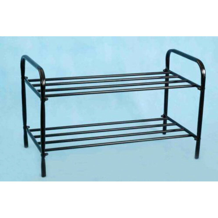 Полка для обуви 2-Х полоч 60СМ альфа 22 ЧЕР 650*300*400 соликамск