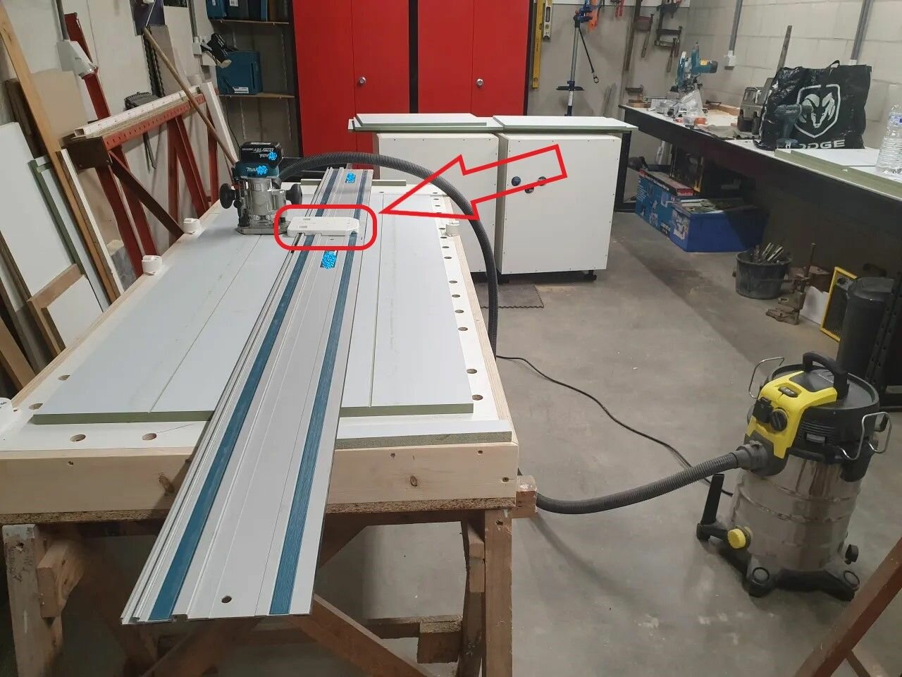 Адаптер Makta к шине Festool