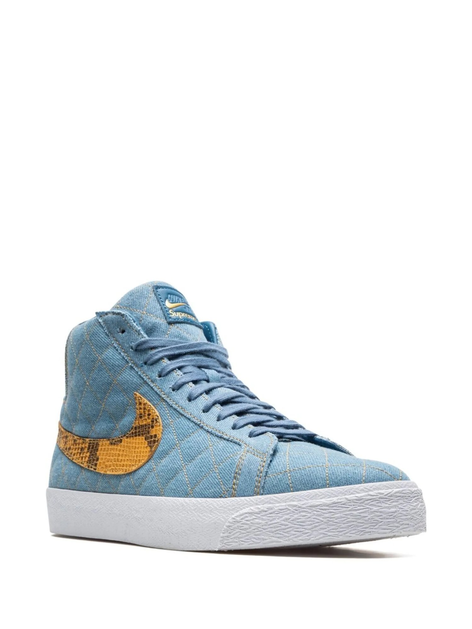 Кроссовки NIKE SB Blazer Mid, размер 9 US, синий — фото 1