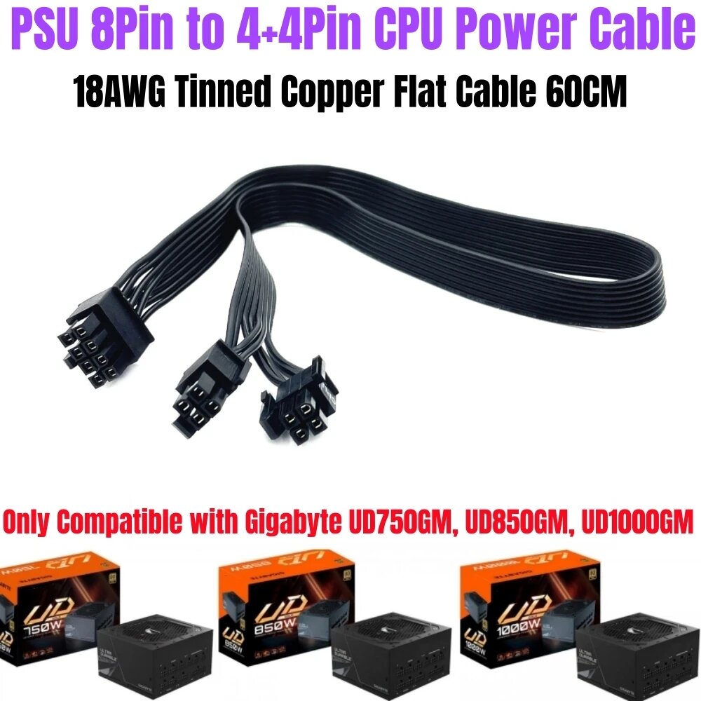 Кабель питания YEPLOOK для процессора 8Pin на 4+4Pin ATX EPS12V