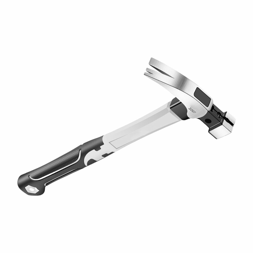 Многофункциональный отбойный молоток из нержавеющей стали-отбойный молоток с квадратной головкой 13 унций с волокнистой ручкой