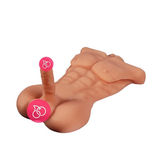 Реалистичный мужской торс «Daniel», подвижный, SuperSkin 2.0, 7.6 кг