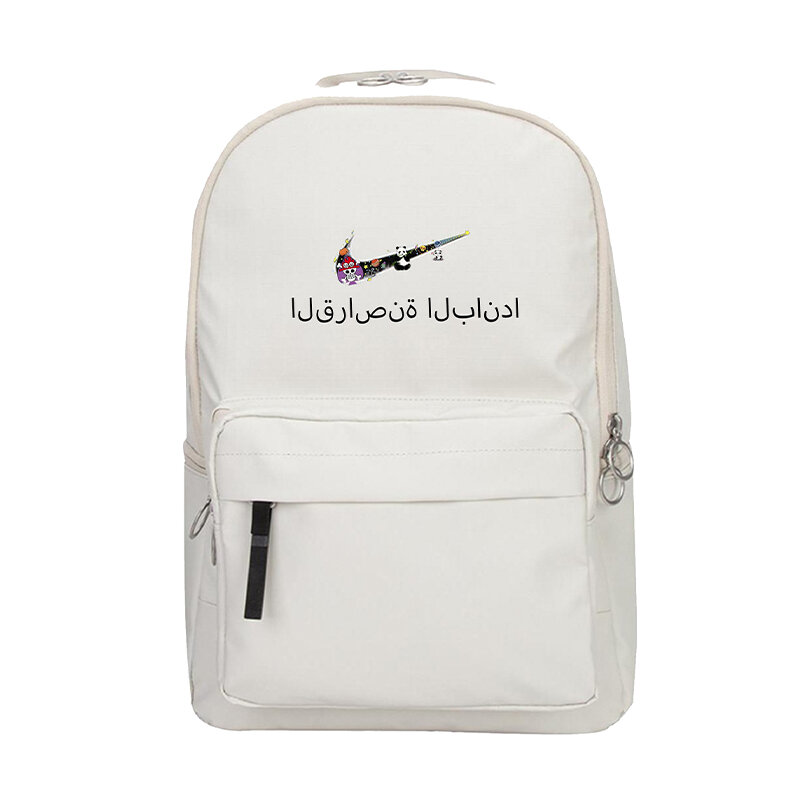 Рюкзак унисекс Nike Fabric Medium, белого и черного цвета