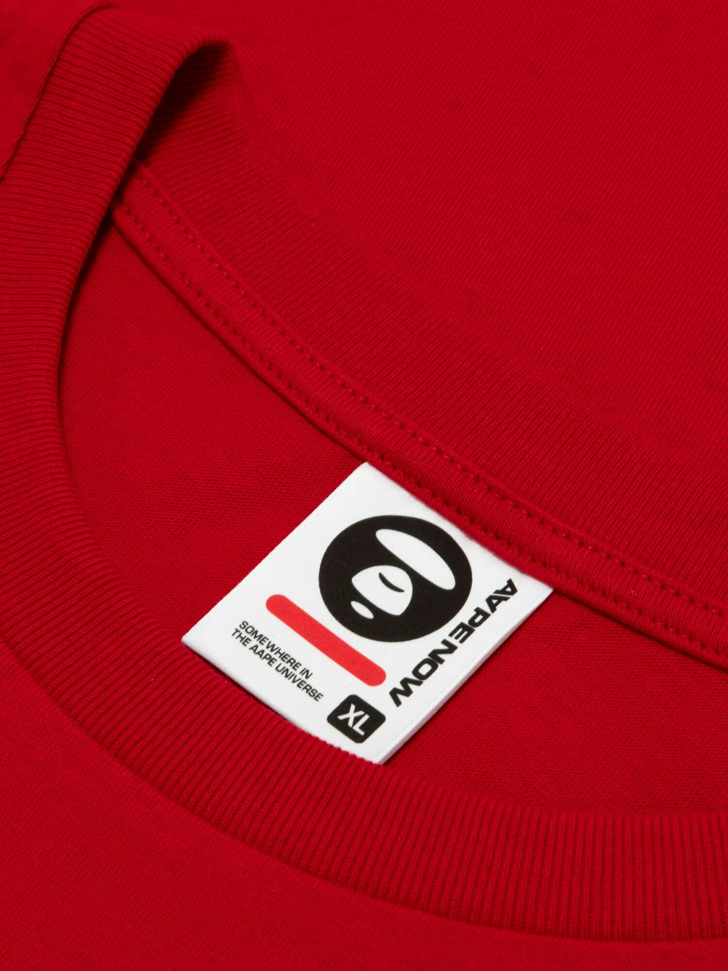 Футболка AAPE BY A BATHING APE, размер L, красный — фото 1