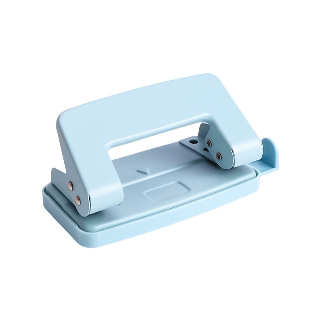 Дырокол пластиковый двухдырочный для бумаги, 2