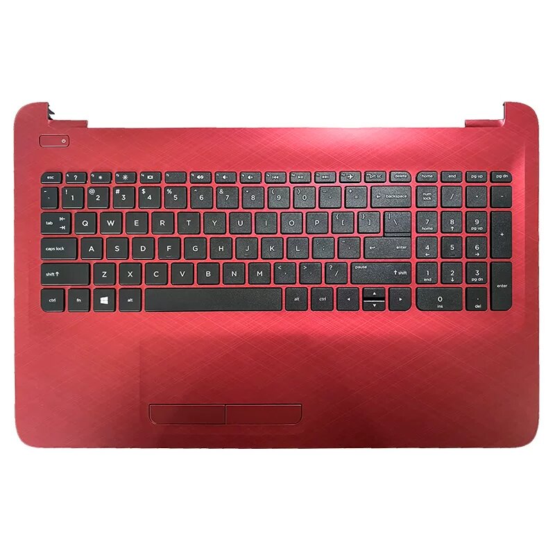 Новая подлинная клавиатура для ноутбука HP 15 Series TPN-C125/C126 с красным C-чехлом для моделей 15-AC 15-AF 15-AY 250