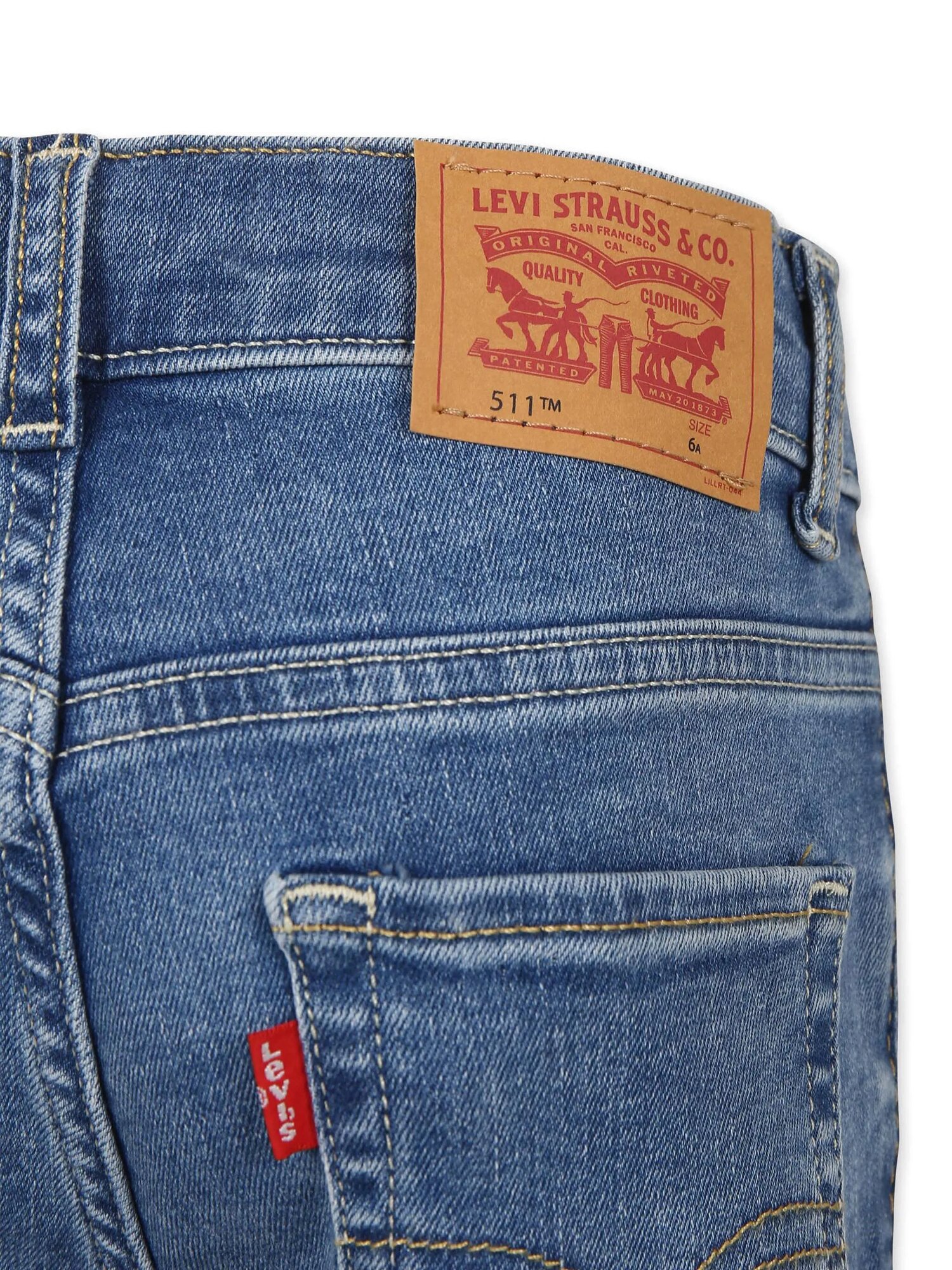 Джинсы Levi's, размер 14 лет, синий — фото 1