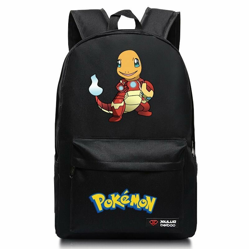 Рюкзак Pokémon Пикачу, двойная сумка через плечо, рюкзак для домашних животных, сумка через плечо для учеников средней школы, аниме-мерч