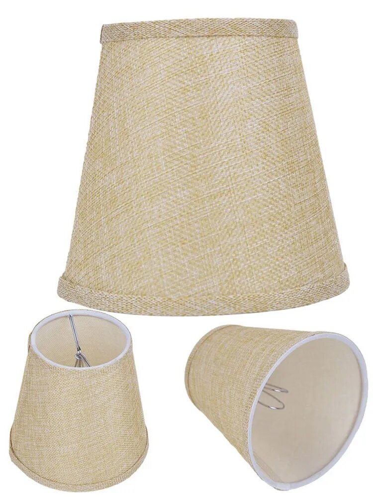 140mm, Абажур тканевый, Хаки, бежевый цвет, абажуры для настольного светильника, для бра.