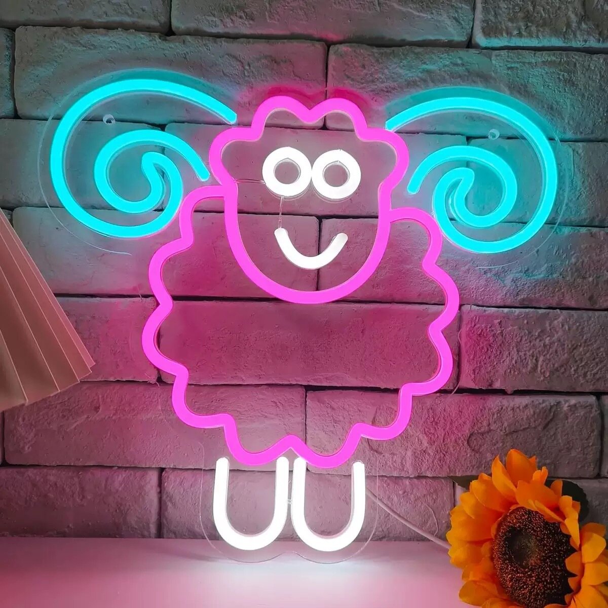 Светодиодная неоновая лампа Amazon, светящаяся лампа для детской комнаты, декоративная лампа для атмосферы, ночник