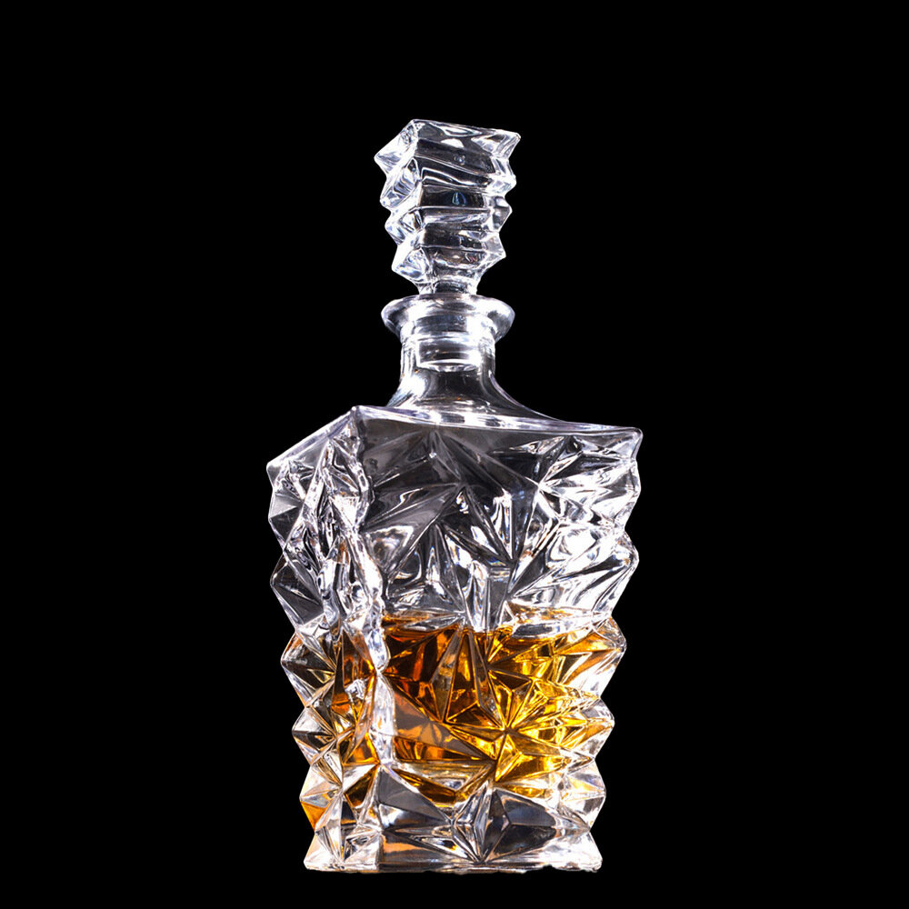 Кристаллический стеклянный декантер для виски, бутылка для ликера, винный кувшин, винный декантер, винная бутылка, винный бокал, винный набор