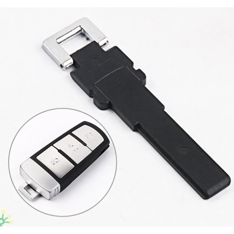 10 шт, пустая вставка, умный дистанционный аварийный ключ для VW, для VOLKSWAGEN Touareg 2 кнопки