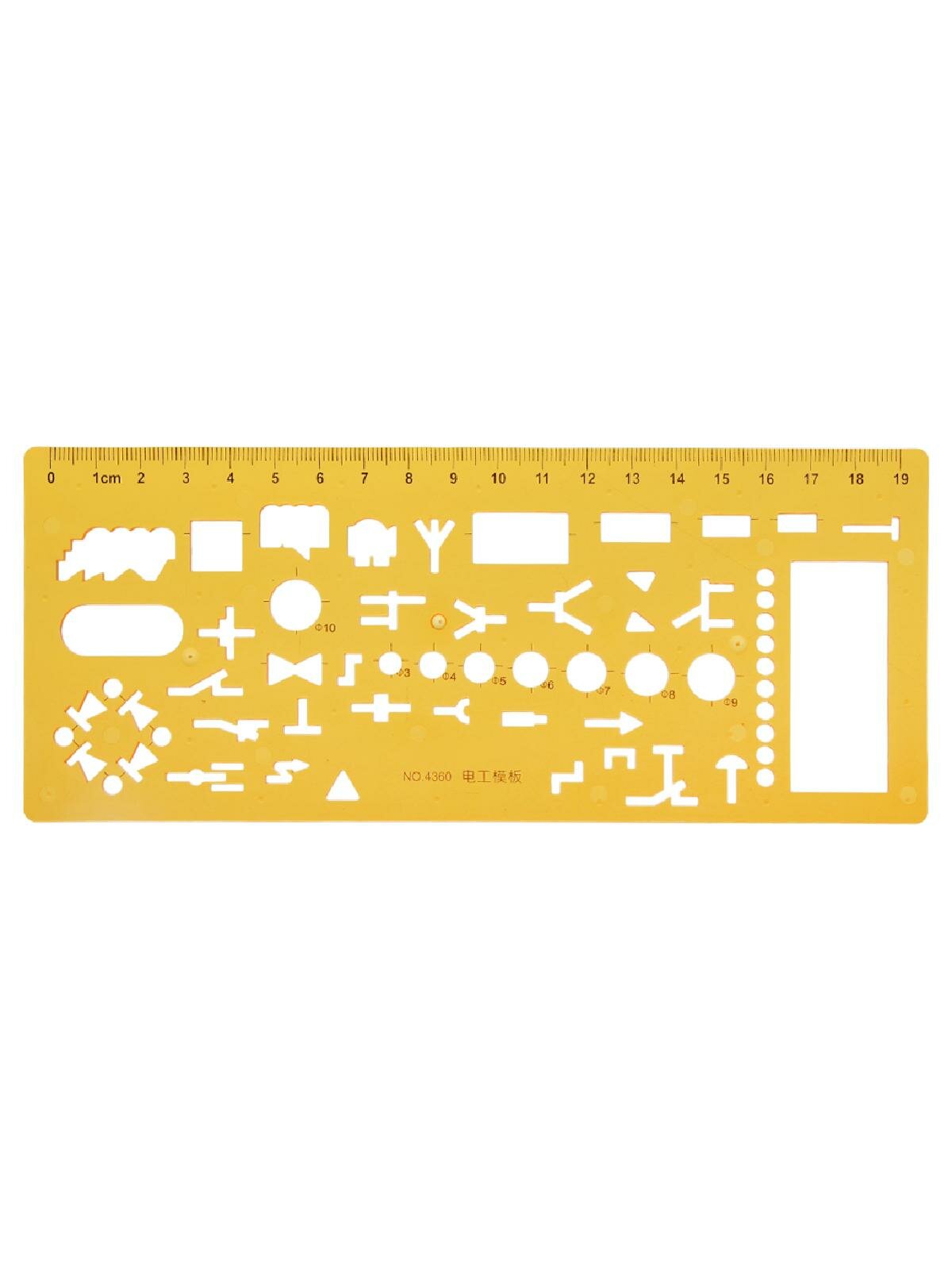 Геометрический Шаблон Опалубки Электрика, Линейка, Трафарет Для Рисования, Измерительный Инструмент