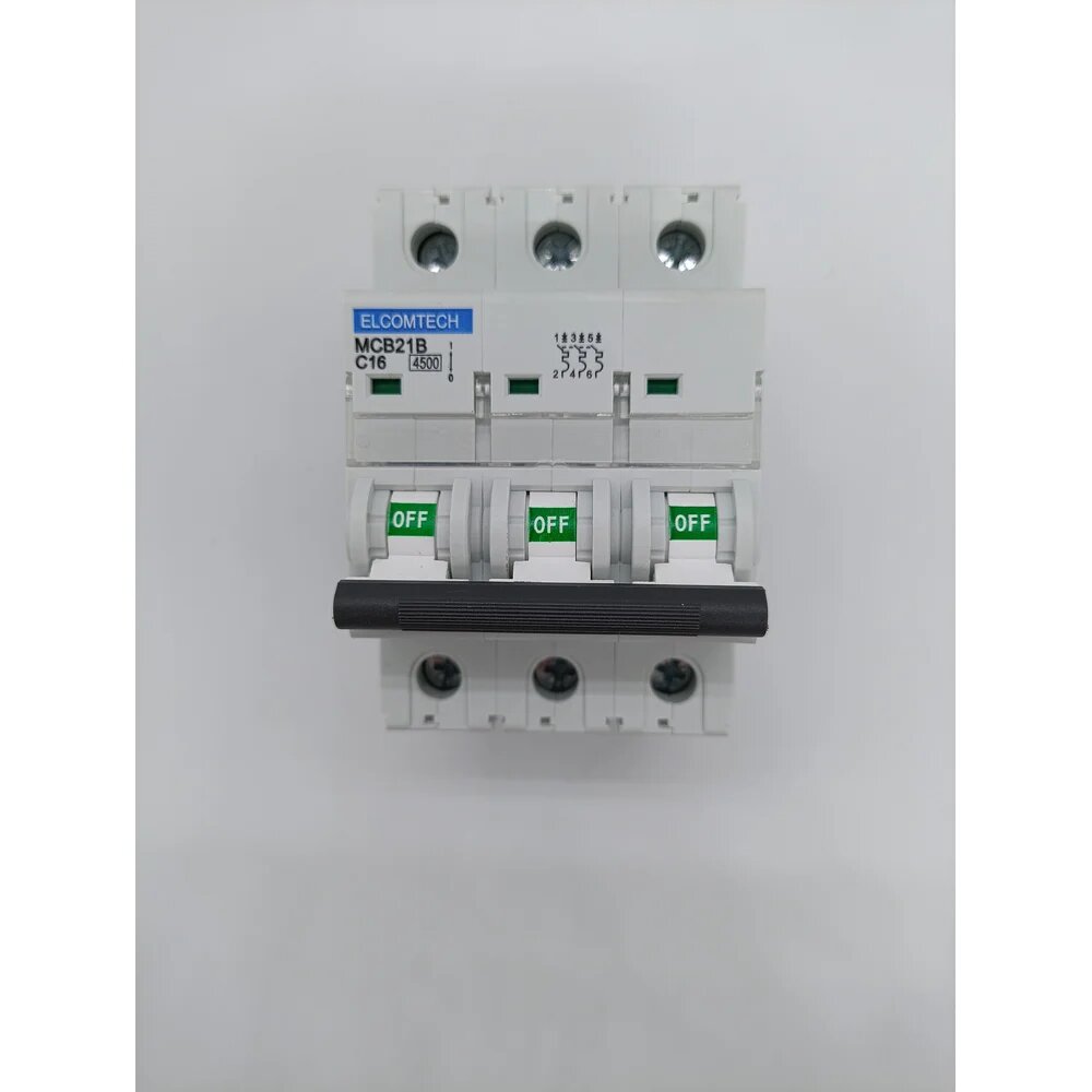 Автоматический выключатель ELCOMTECH MCB21B-4,5-3C16AC УТ-00026258