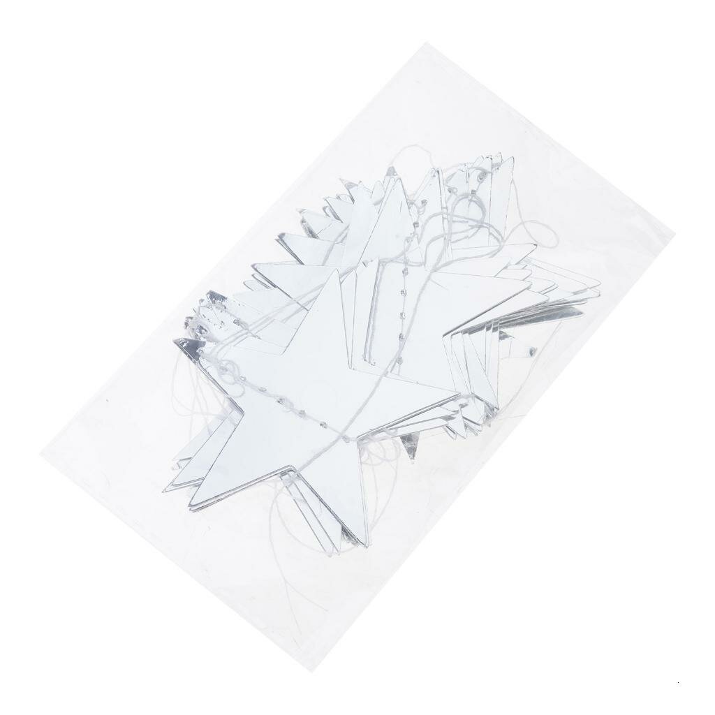 Цветная бумажная гирлянда в форме звезды, 11