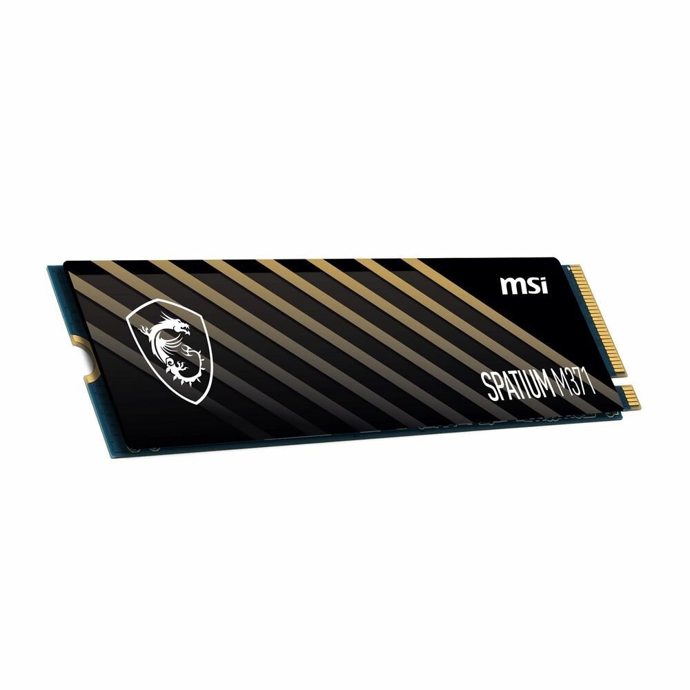 SSD-накопитель MSI M.2 2280, 500GB, SPATIUM M371, NVMe, 3D NAND, скорость 2200/1150 Мб/с
