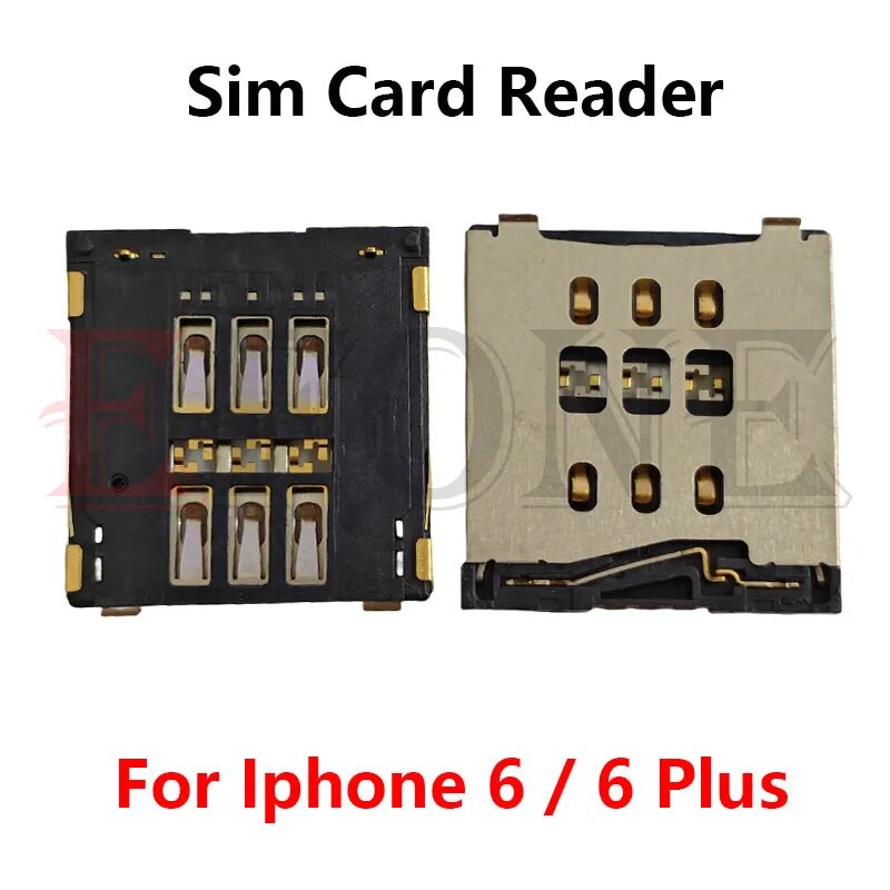 Для Iphone 6 6S 7 8 Plus SE 2020 XS XR 14 15 Pro Max Plus Держатель для чтения SIM-карт Лоток Гнездо Слот Гибкий кабель Замена 6 6plus