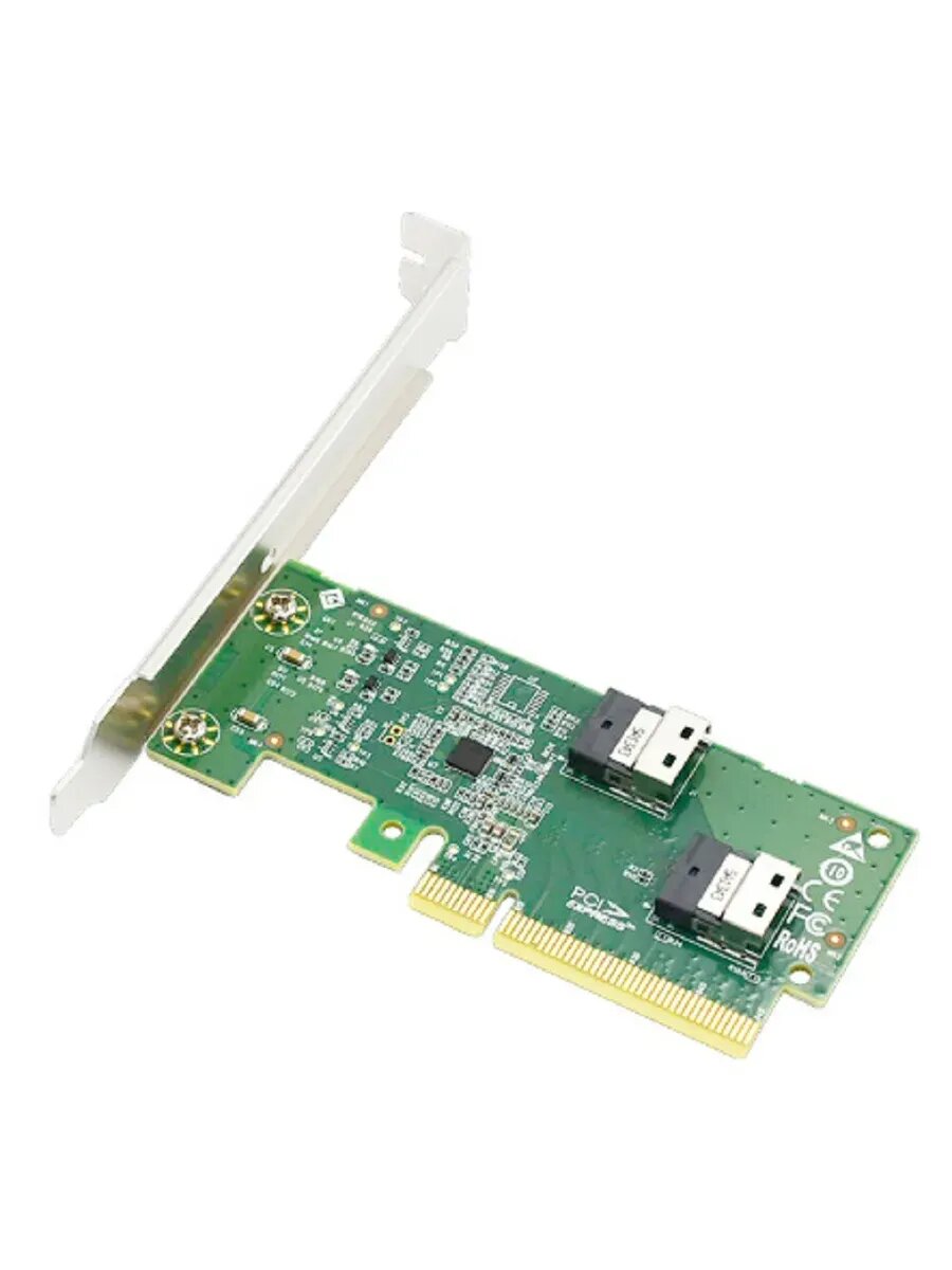 Плата расширения LRNV9F12 PCIe x8 to Two SlimSAS SFF-8654