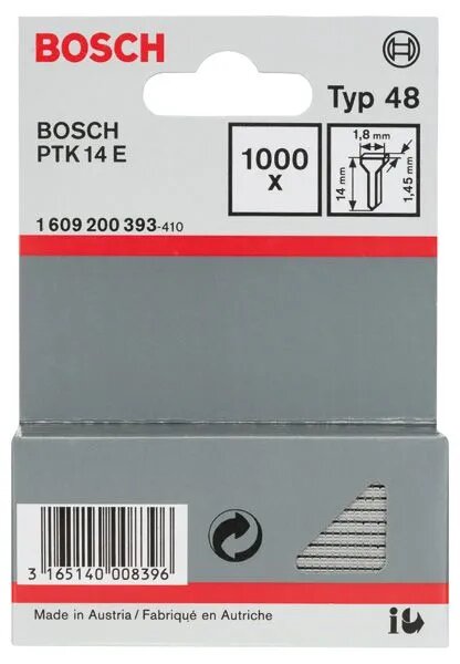 Bosch Гвозди 14 мм 1 шт