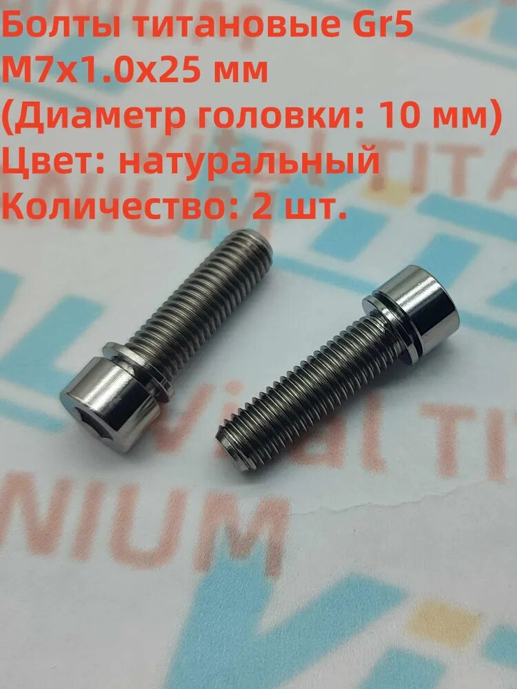 Болт 25 мм, 2 шт.