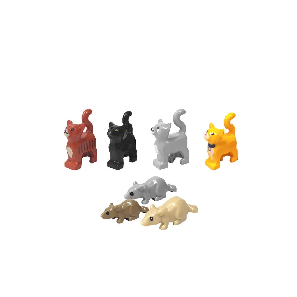 Конструктор BRICKPANDA Городские животные, Цвет: B8-46-11-14 46-1-3