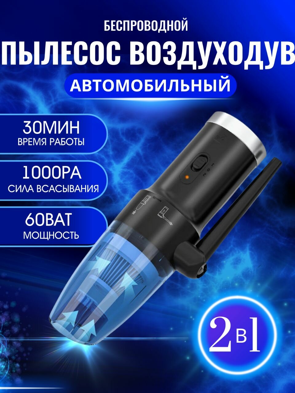 Воздуходувка аккумуляторная для компьютера, ручной пылесос беспроводной автопылесос