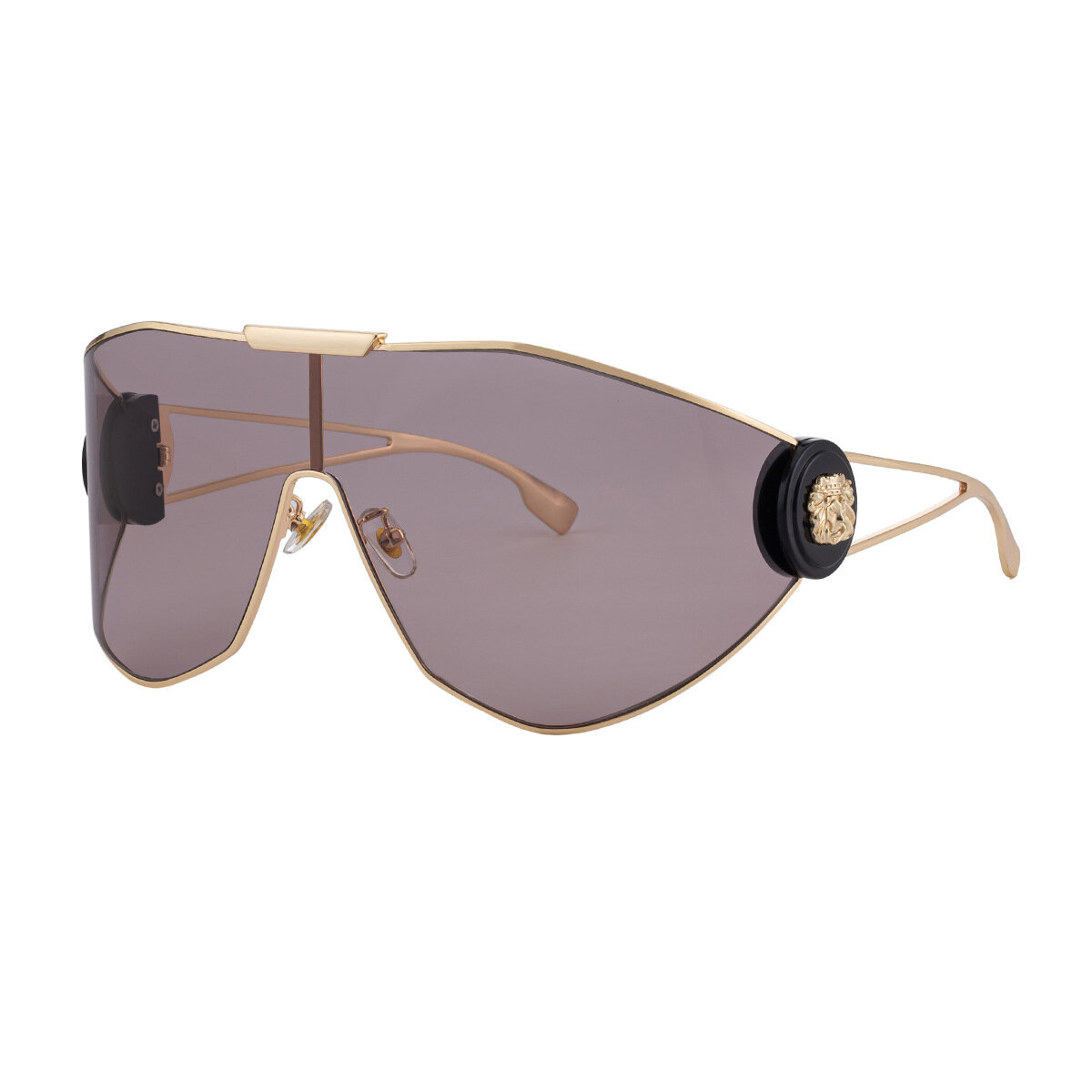 20262025 Новые европейские и американские модные спортивные солнцезащитные очки с полной рамкой для женщин, интегрированные линзы, для велоспорта на открытом воздухе, защита от солнца, женские кросс-бордерные