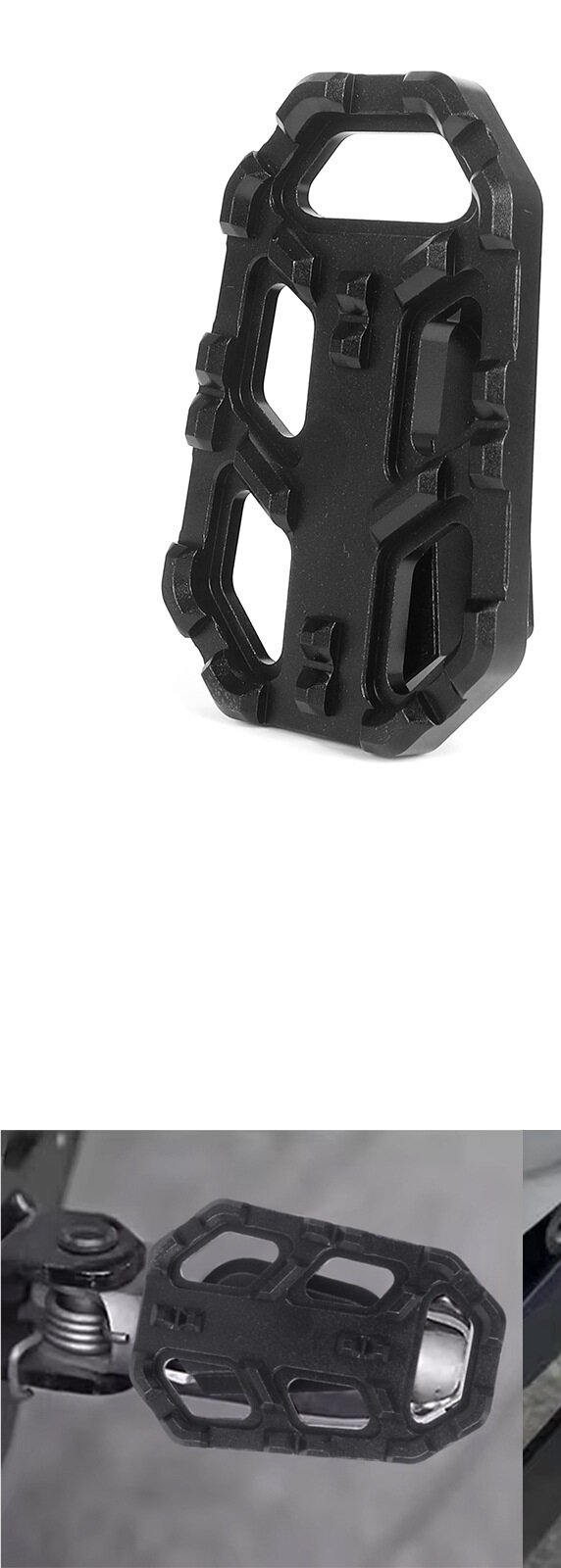 Мотоцикл модифицированные тормоза и расширенные аксессуары для подножек, черные, 2 комплекта, стартовая партия