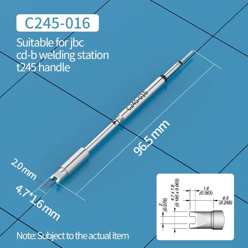 Сварочный наконечник JBC C245-016 для T245
