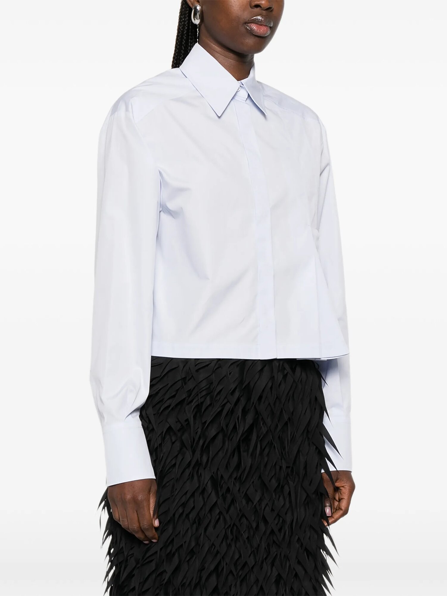 Рубашка SPORTMAX, размер 44, blue — фото 1