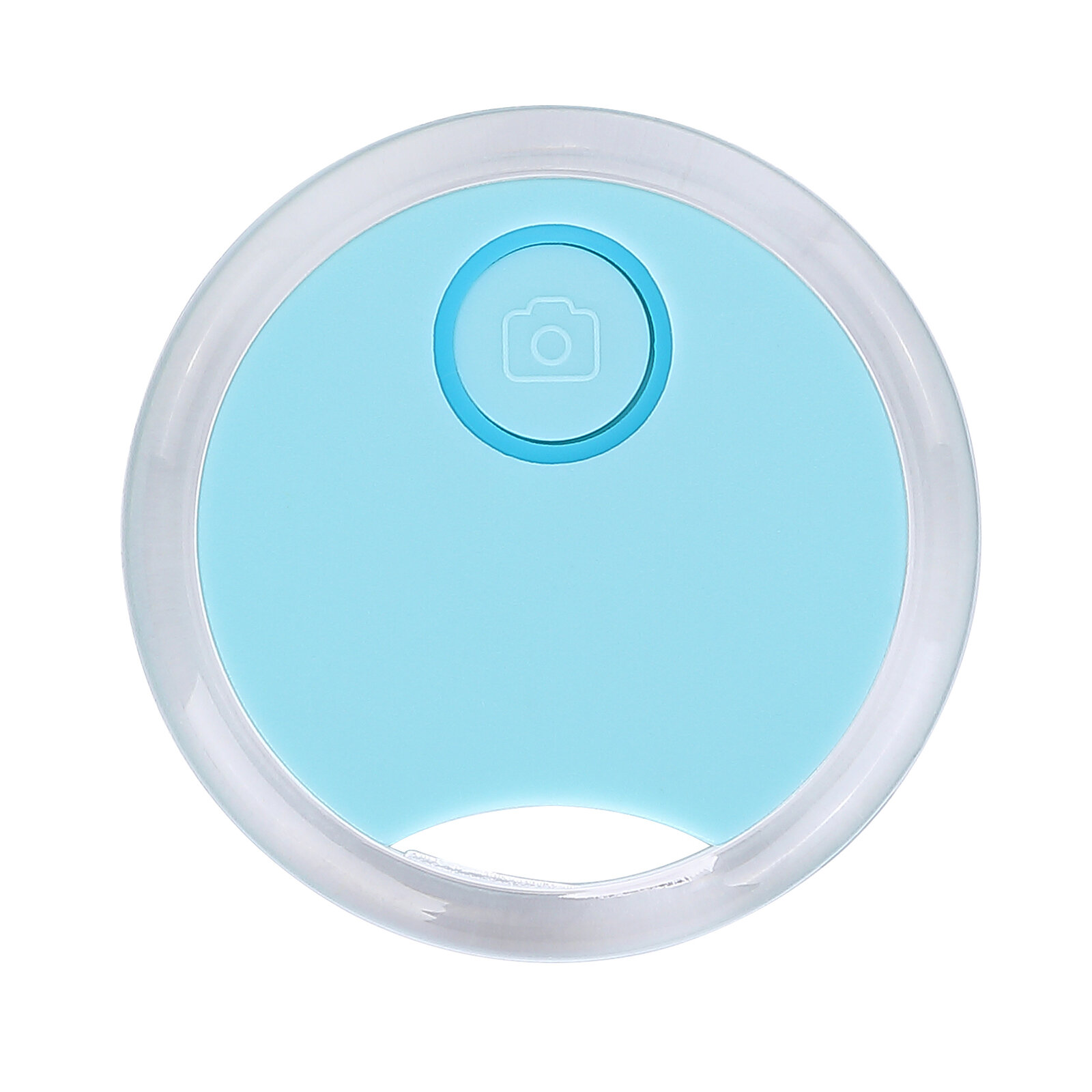 Беспроводной трекер GPS для домашних животных, ключей, сумок, кошельков с управлением через приложение, локатор предметов, пульт дистанционного управления для селфи, совместимый с телефонами iOS/Android, синий цвет, 1 шт.