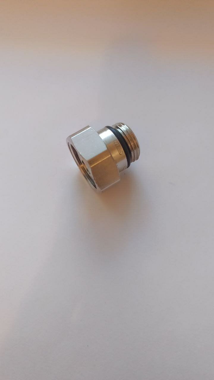 Удлинитель-редуктор Hummel G 1/2xG 1/2", латунь/никель, G1/2