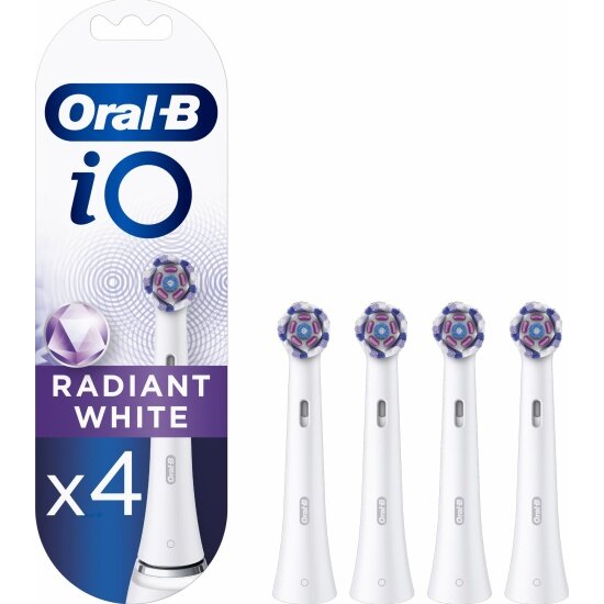 Насадка для электрической зубной щетки Oral-b iO Radiant OR018 White, 4шт