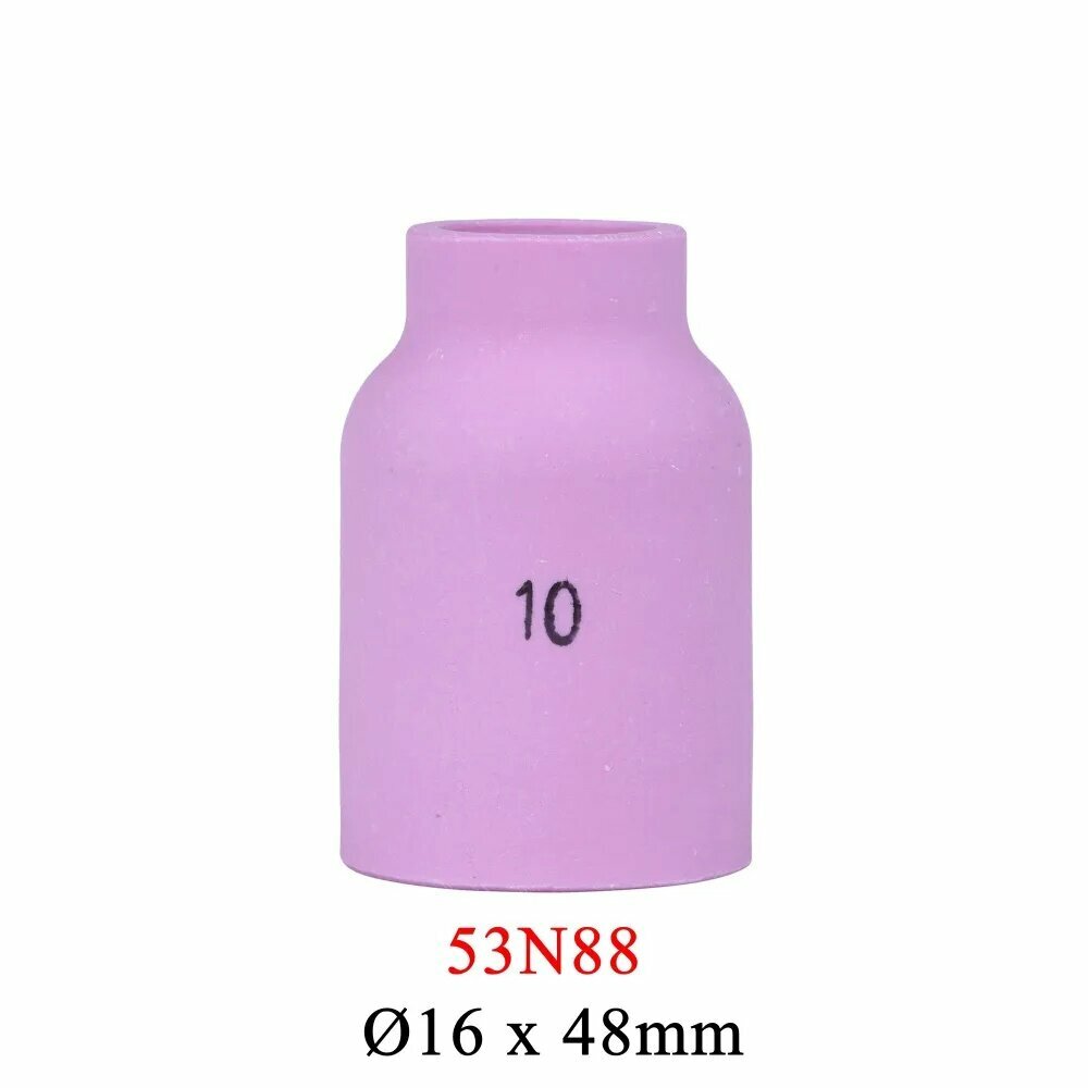 10 шт. в коробке 48/34 мм 53N88 глиноземные насадки для TIG WP9 20 WP17 18 26 сварочная горелка керамические аксессуары