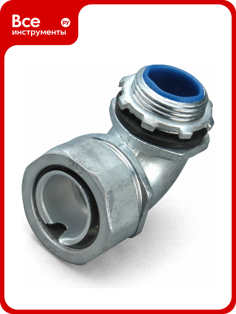 Вводная муфта для металлорукава FORTISFLEX ВМ90°-20 61380