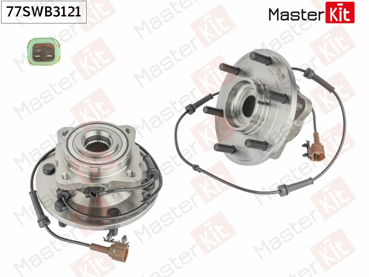 Ступица в сборе с подшипником задний. Infiniti QX56/Nissan PATROL VI Y62 2010 - MasterKit 77SWB3121