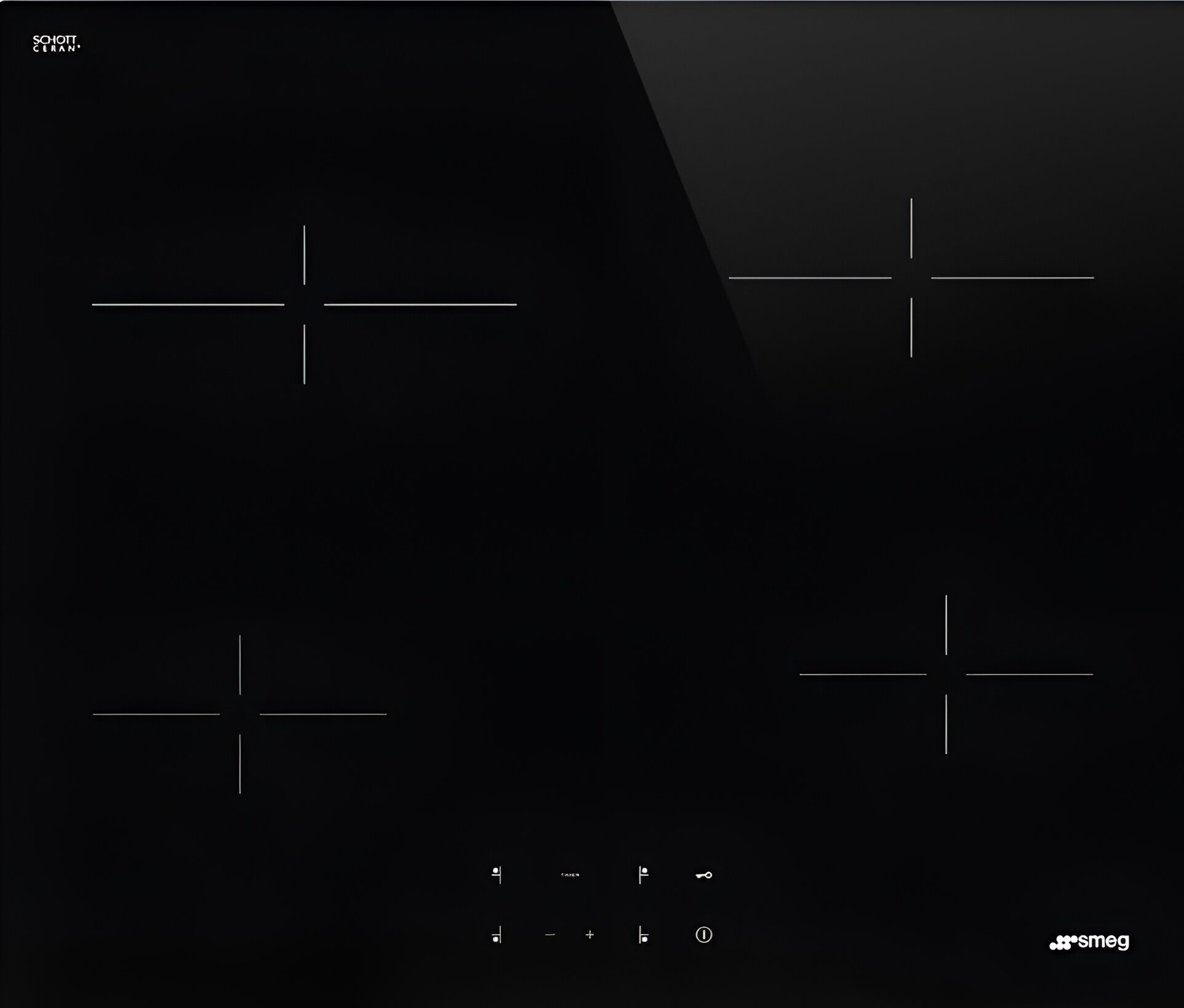 Электрическая варочная панель Smeg SE264TD1, ширина 60 см, Hi-Light, таймер