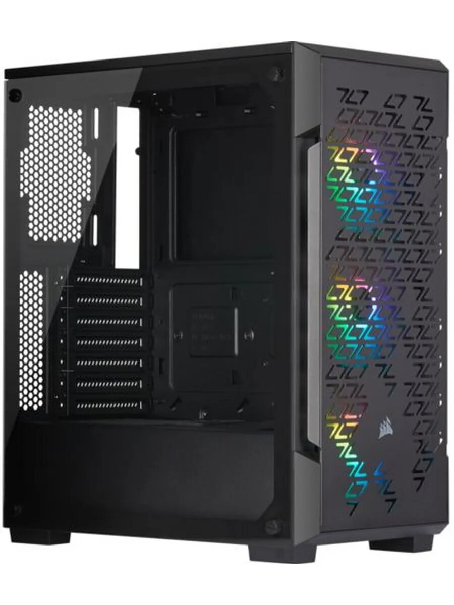 Корпус iCUE 220T RGB Airflow CC-9011173-WW черный