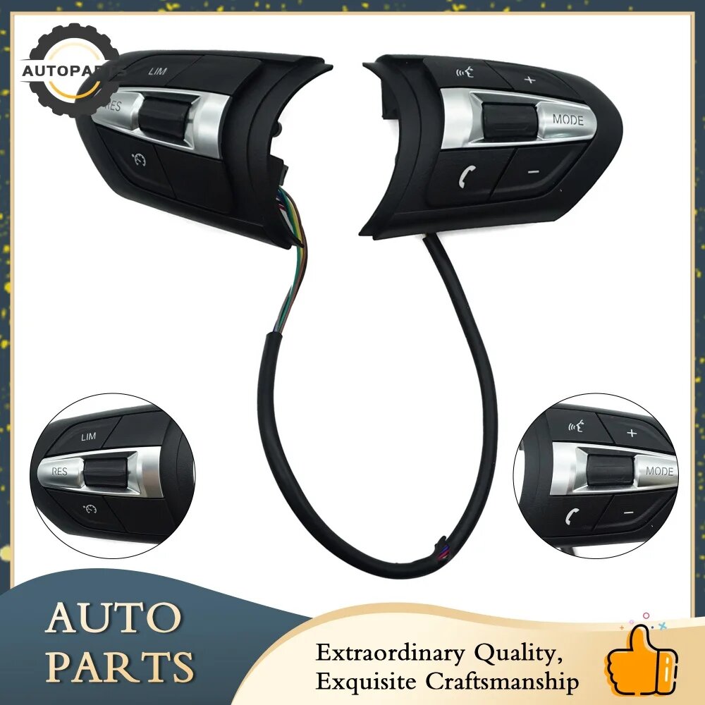 Для BMW F10 F30 F20 F48 F25 F32 Кнопки дистанционного круиз-контроля Скорость Комплект обновления рулевого колеса Кнопки круиз-класса без m1m2