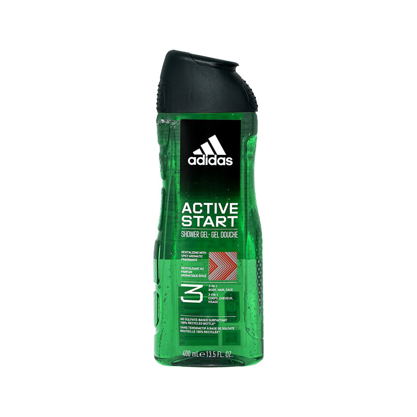 Гель для душа ADIDAS Active Start 3в1 400 мл