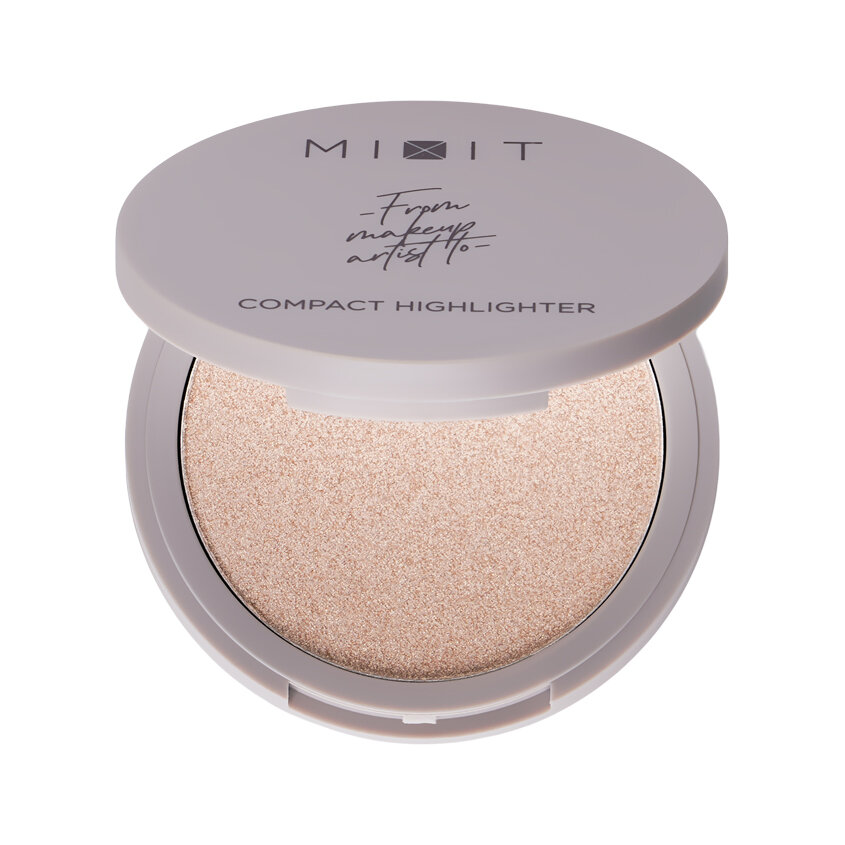 Хайлайтер для лица MIXIT COMPACT HIGHLIGHTER компактный тон 01 Diamond