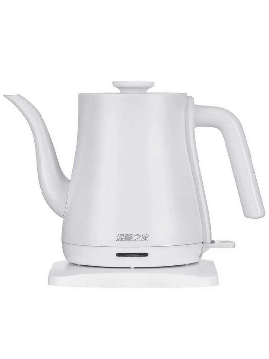 Электрочайник-1.0л, белый, нерж. сталь 316, длинный носик